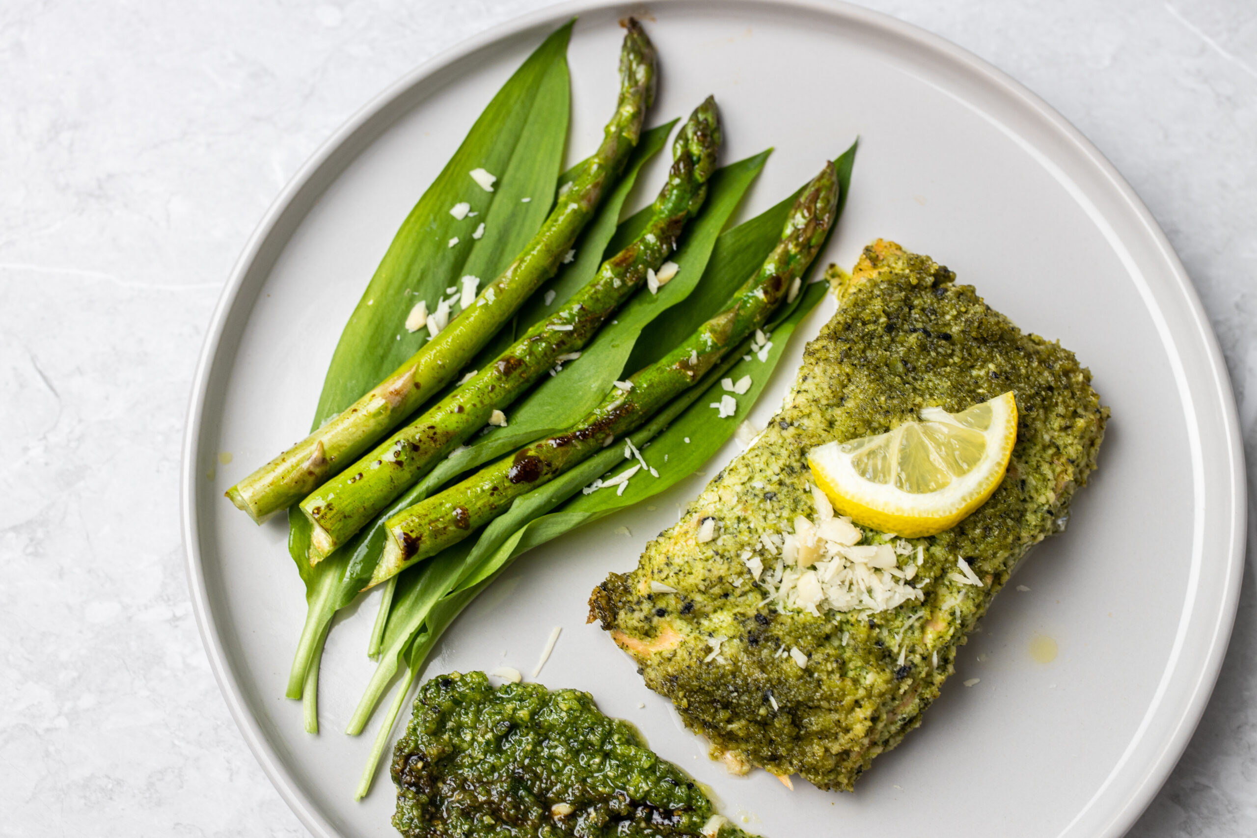 Grilled Fish Fillet with Pesto - Cirio 1856